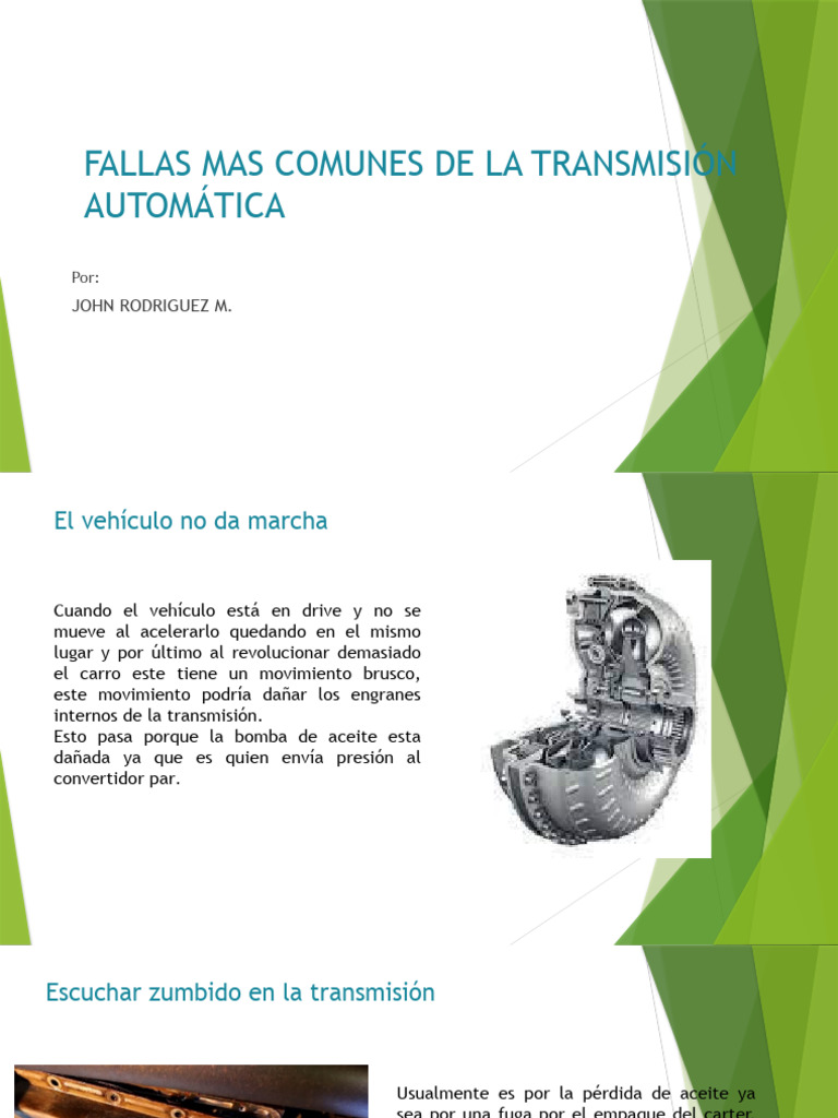 Fallas Comunes de La Transmision Automatica | PDF