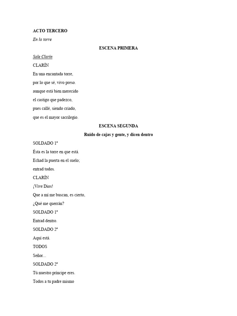 dialogo tercer acto | PDF