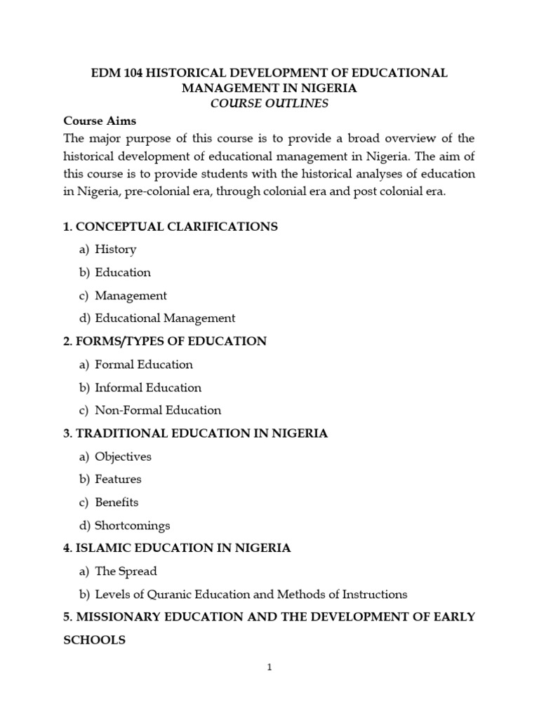 Course Outlines | PDF | Schools | Teachers