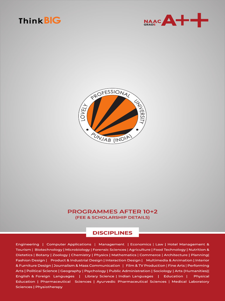 Lovely Professional University | PDF