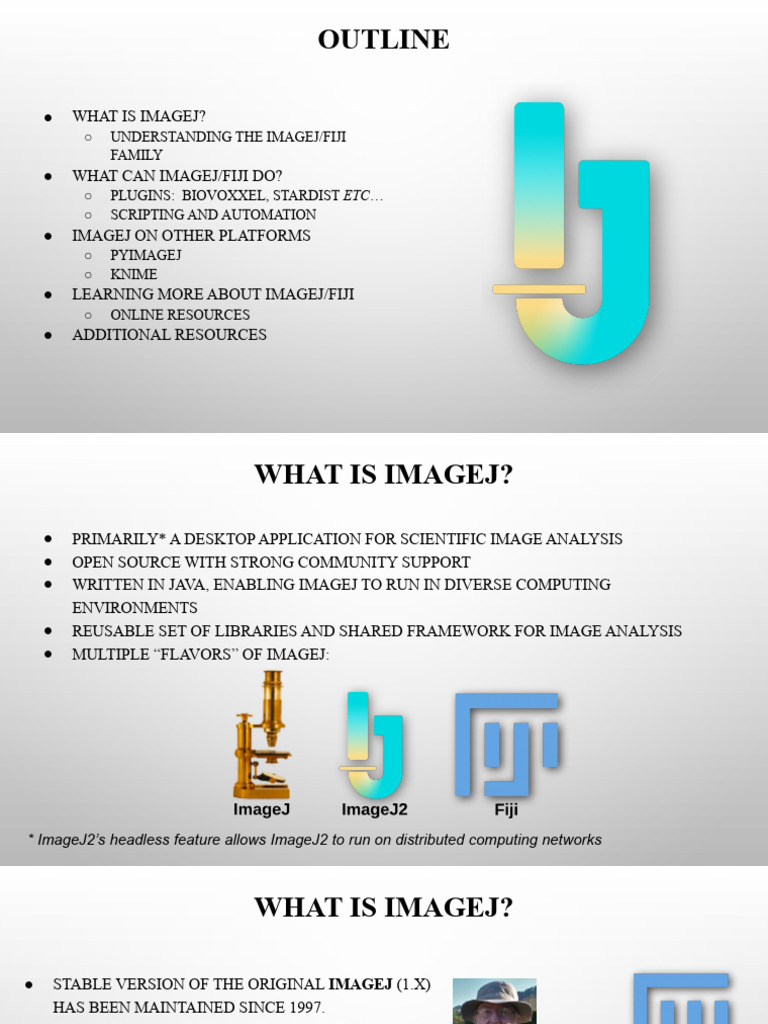 Introduction To ImageJ - 4 - 23 | PDF | Digital Image | Computer Science