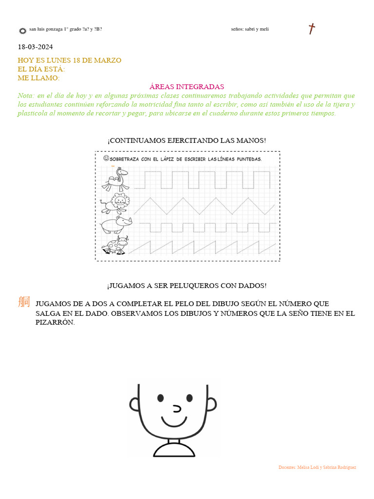 Ejercicios de Motricidad Fina con Tijeras | PDF | Pascua de ...