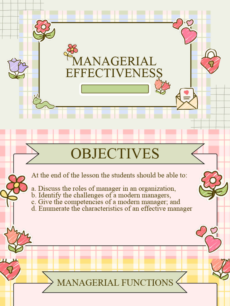 Managerial Effectiveness in Management | Download Free PDF | Leadership ...