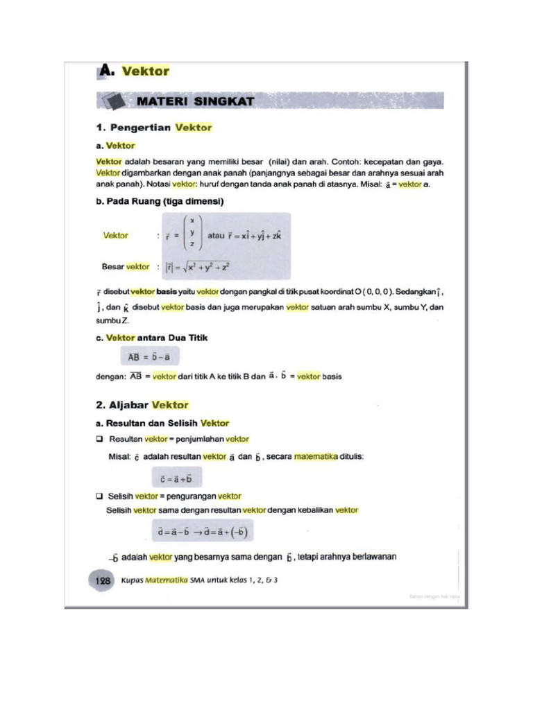Materi Vektor | PDF