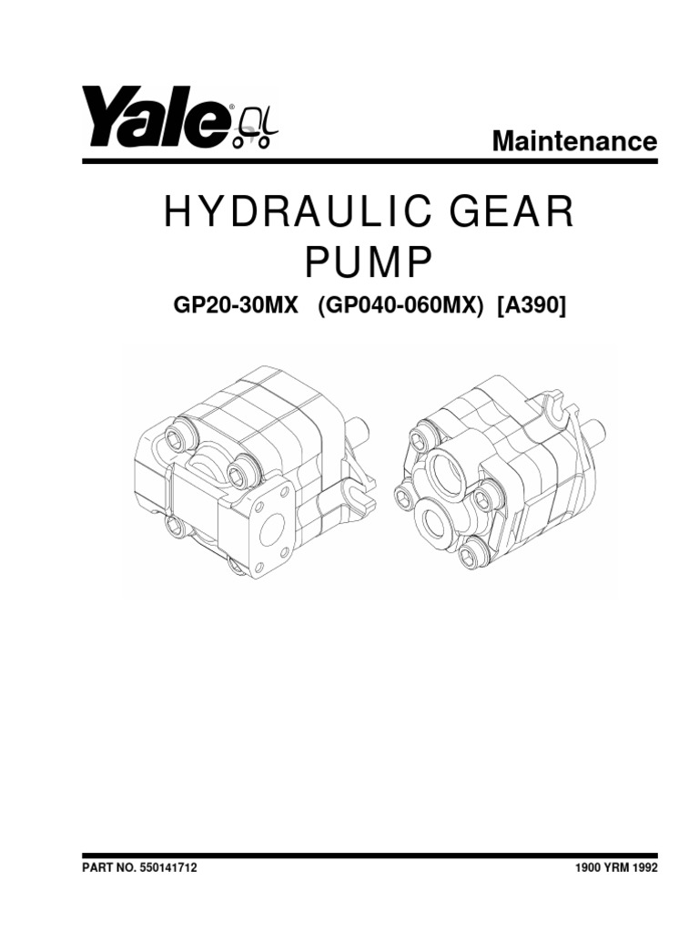 Bomba Hidraulica de Engranaje GLP050MX | PDF | Pump | Truck