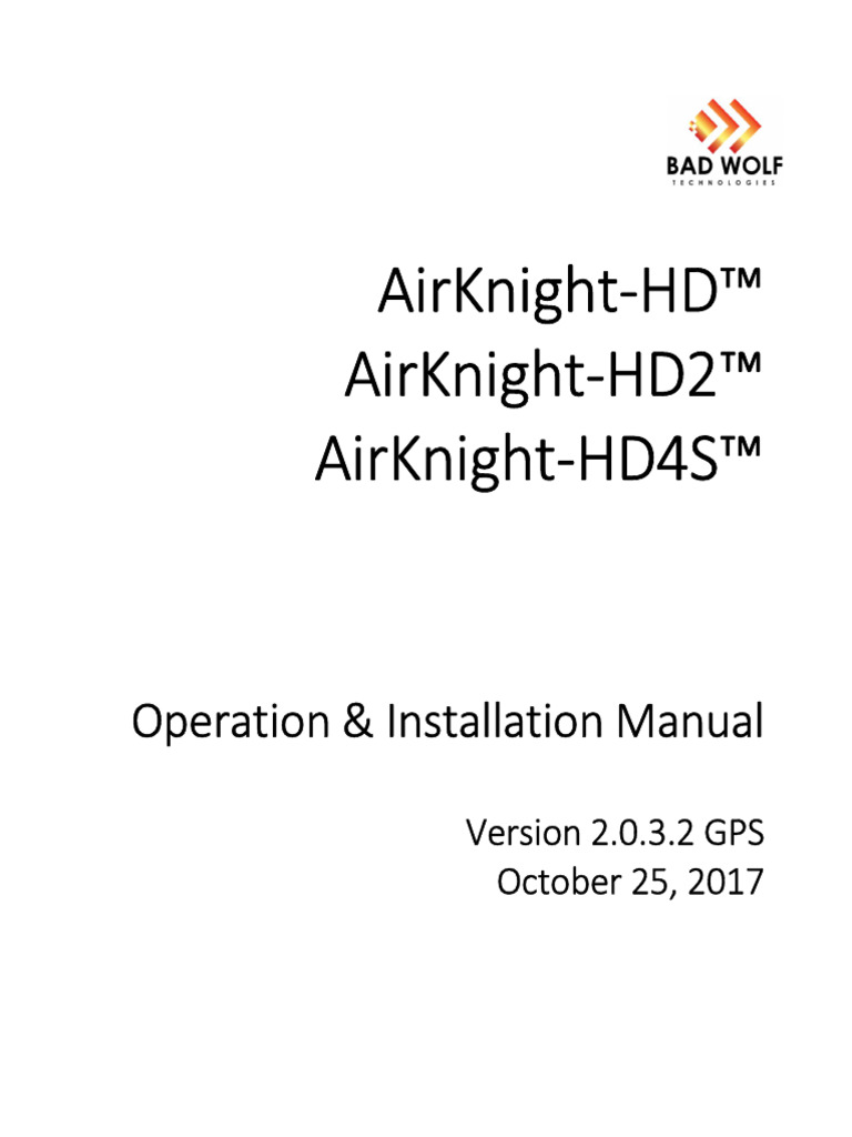 AirKnight HD2 Manual | PDF | Hdmi | Video