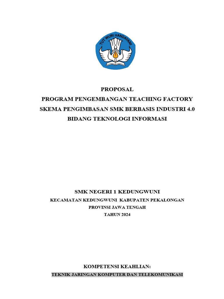 Proposal Bantuan Pengimbasan TEFA | PDF | Karier & Perkembangan
