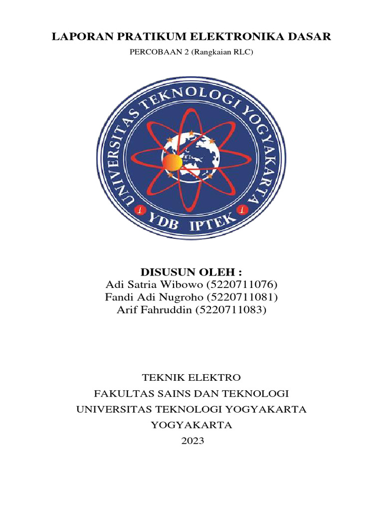 Laprak Elka Dasar Fandi | PDF