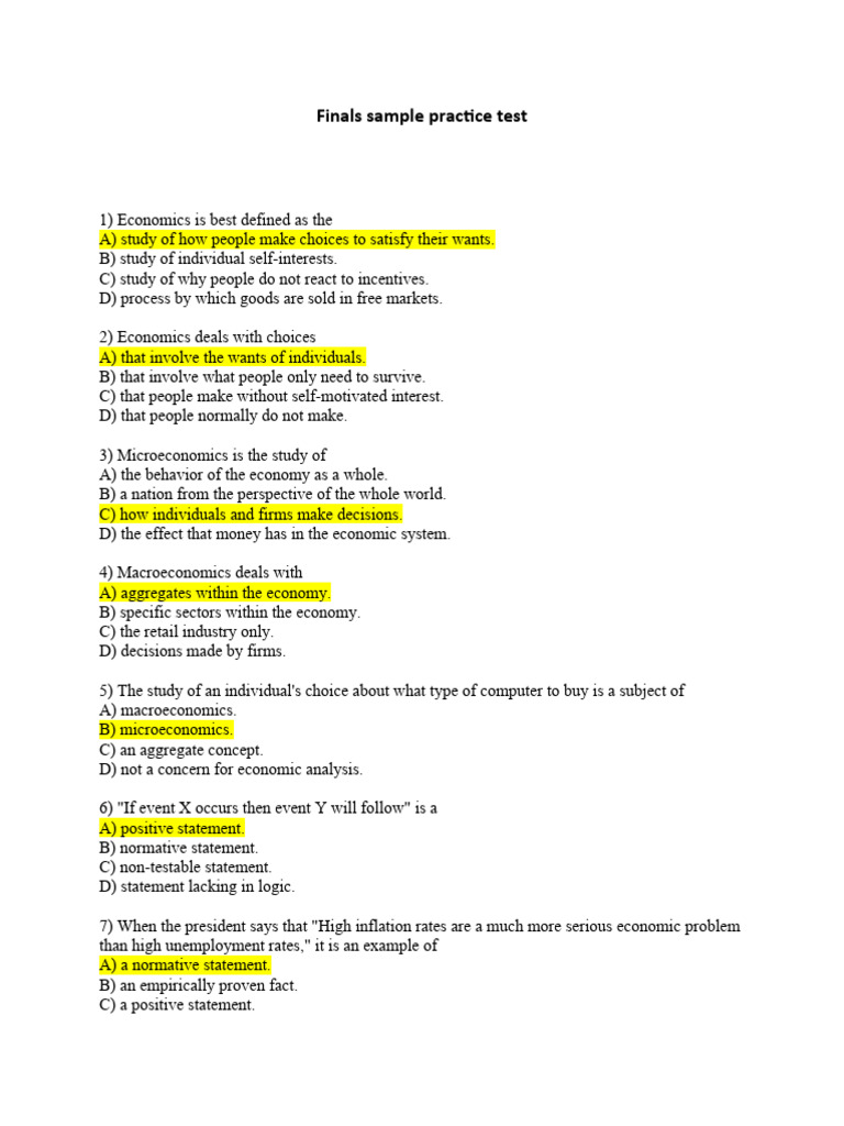 Micro Sample Test Solutions | PDF | Monopoly | Perfect Competition