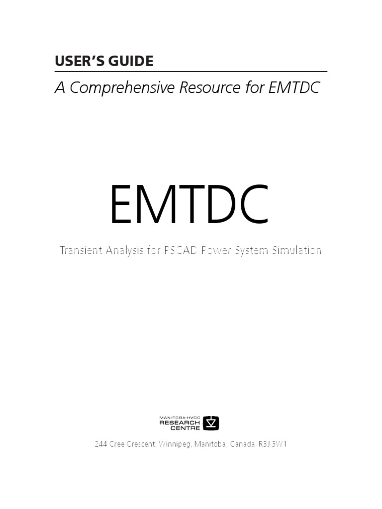 EMTDC User Guide | PDF | Control Theory | Subroutine