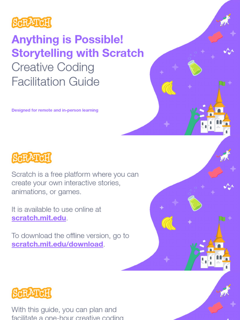 HOC Scratch Storytelling 2022 | PDF | Scratch (Programming Language)