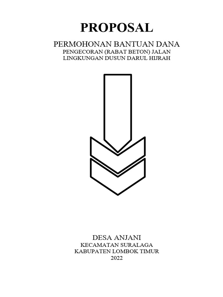 Contoh Proposal Pengecoran Jalan | PDF
