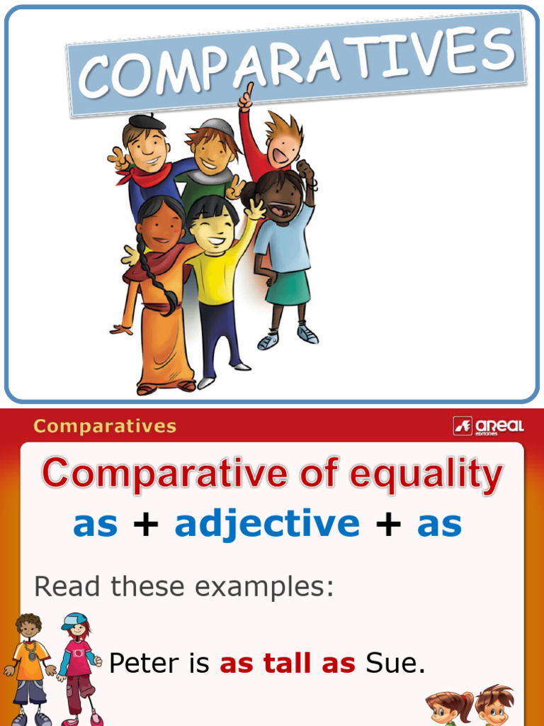 Comparatives & Practice | PDF