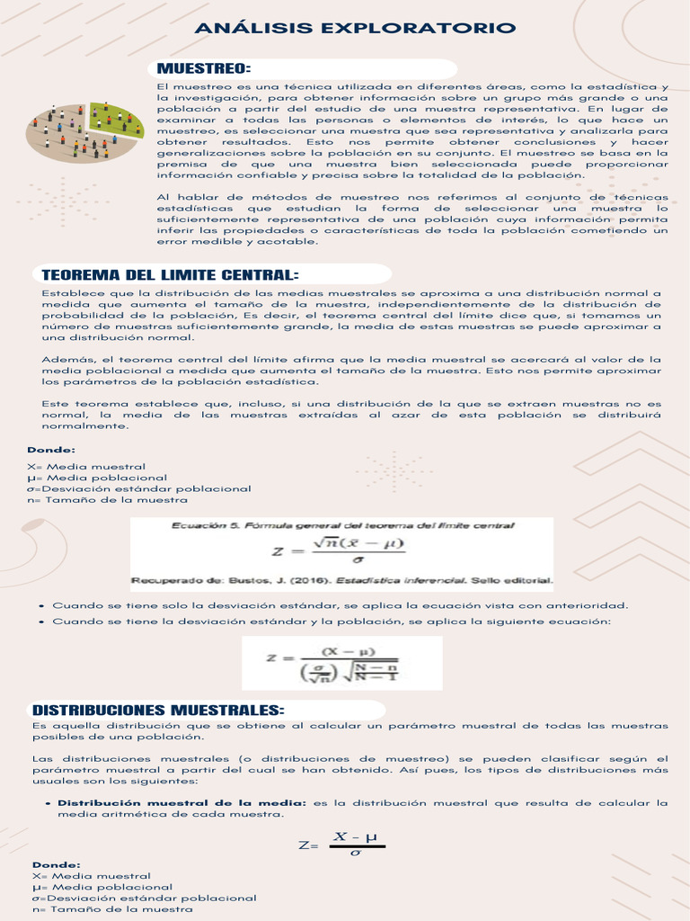Análisis Exploratorio ... | PDF | Muestreo (Estadísticas) | Media