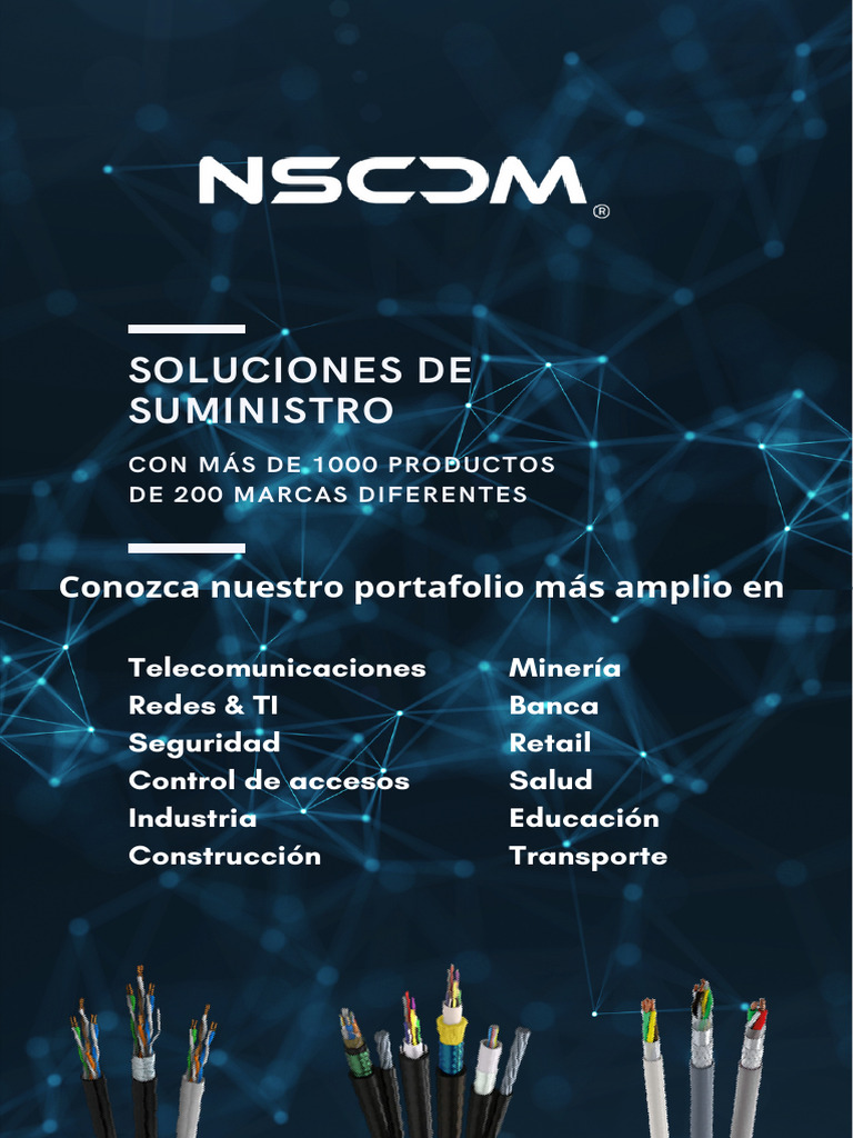Catalogo NSCOM | PDF | Telecomunicaciones | Tecnología de información y comunicaciones