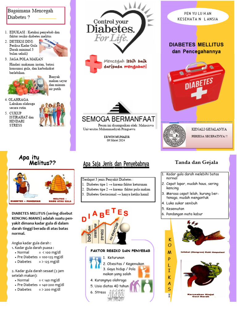 Leaflet Diabetes | PDF