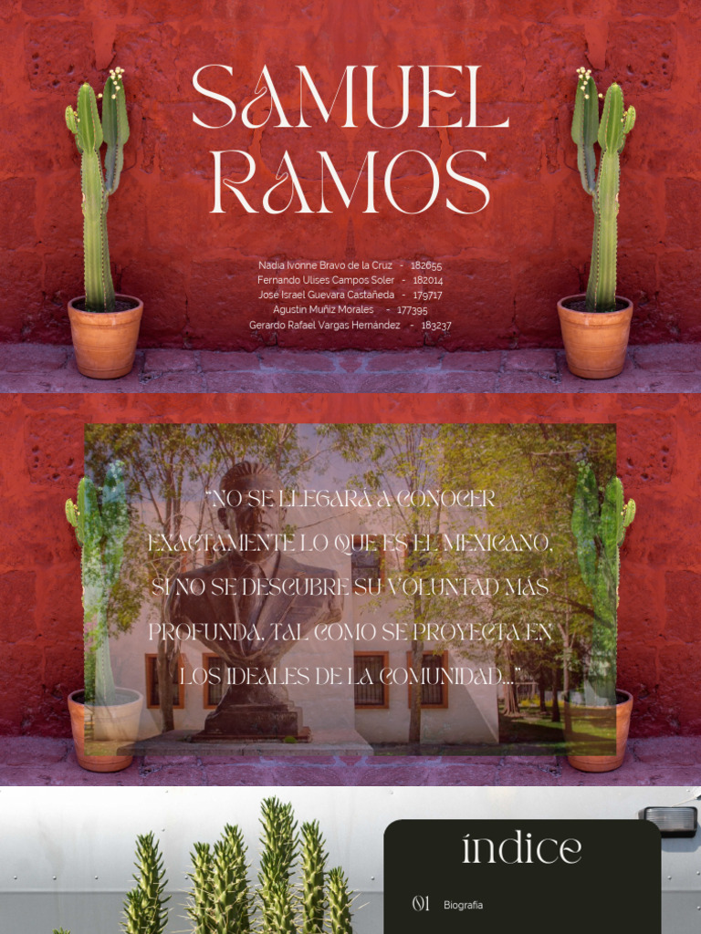 Samuel Ramos - Filosofía | PDF | Psicoanálisis | México