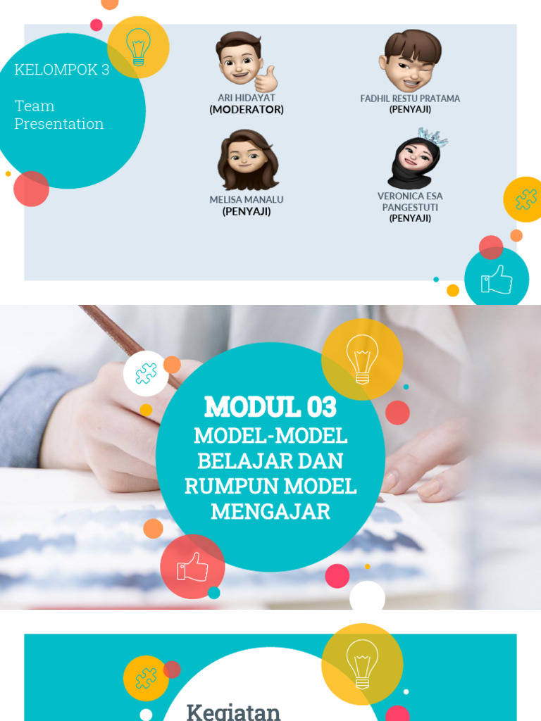 Modul 3 Model Model Belajar Dan Rumpun Model Mengajar | PDF