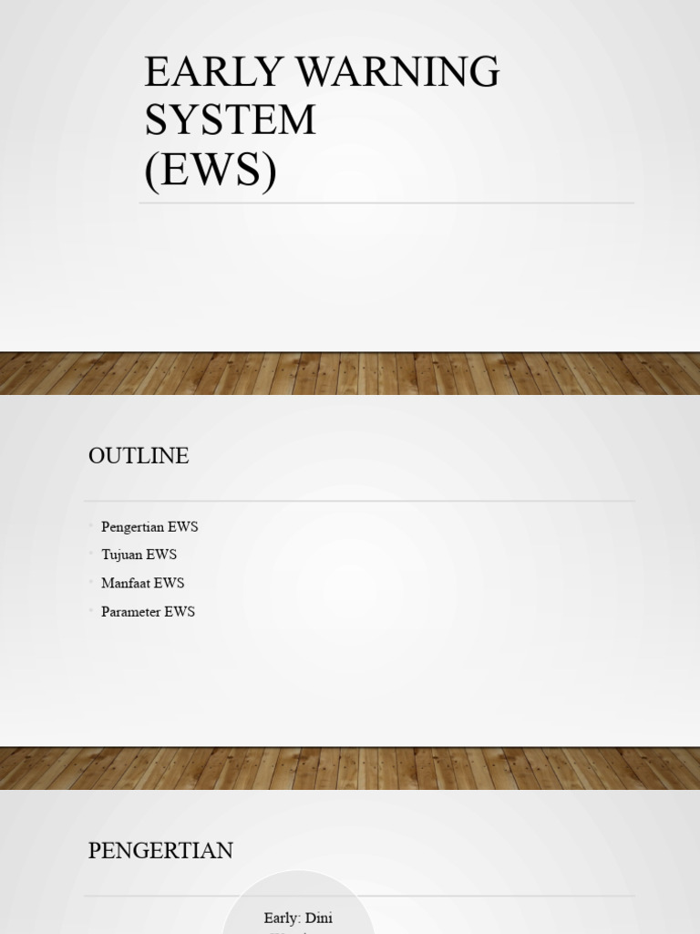 3.early Warning System | PDF