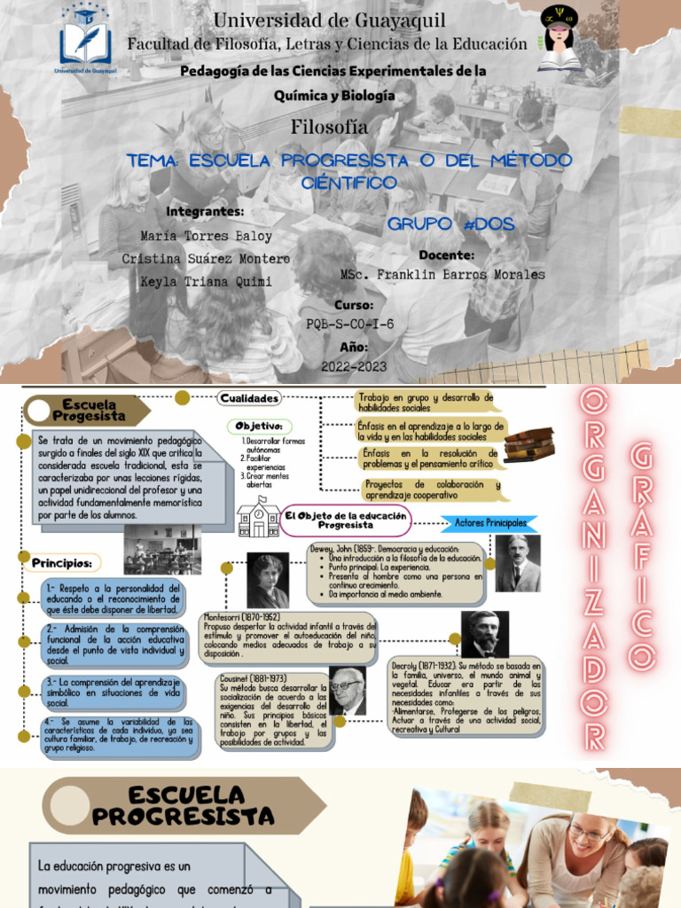 Grupo Dos Escuela Progresista Filosofía | PDF