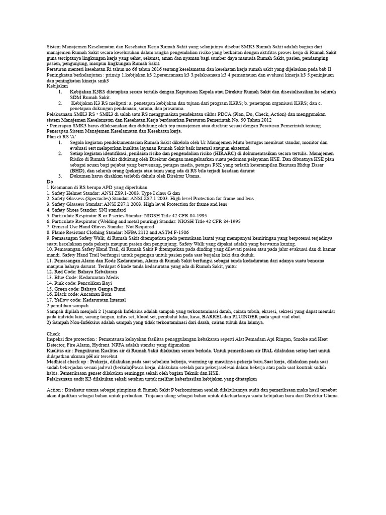 k3 Rs Uts | PDF | Kesehatan Holistik | Sains & Matematika