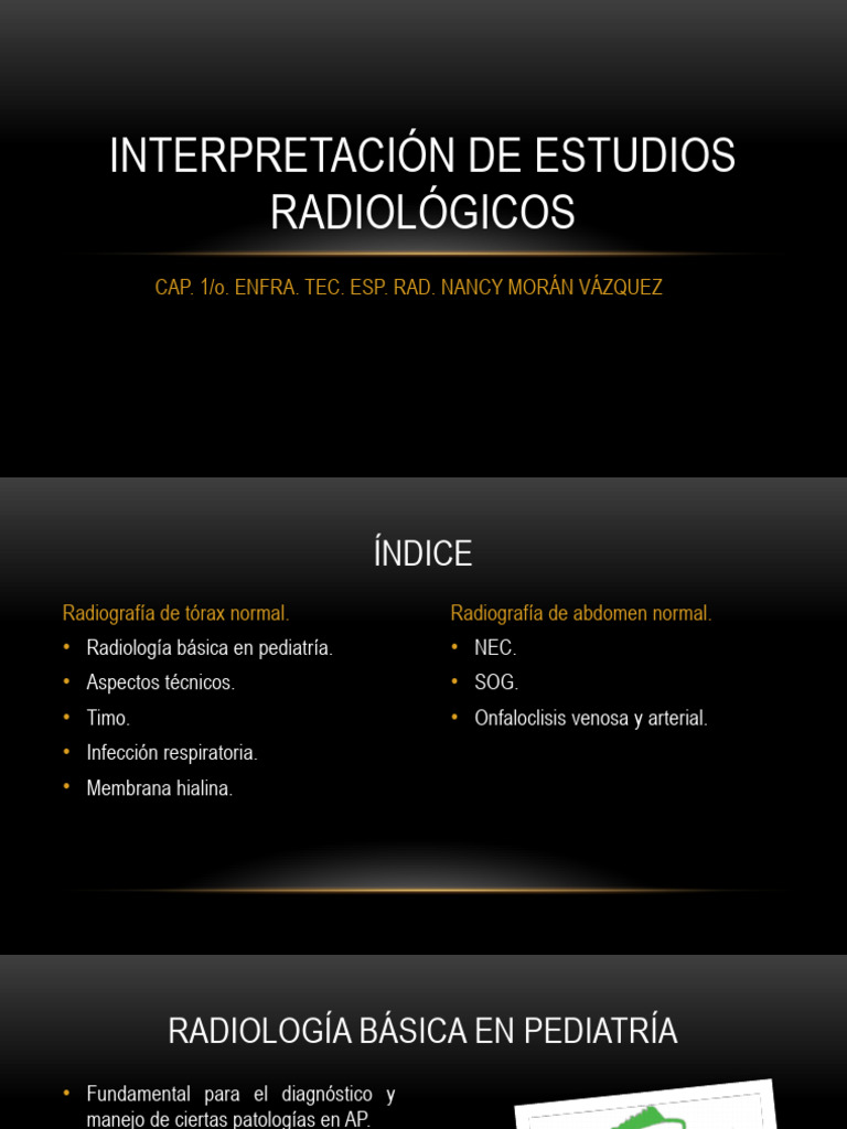 Interpretación de Estudios Radiológicos y de Laboratorio | PDF | Pulmón ...