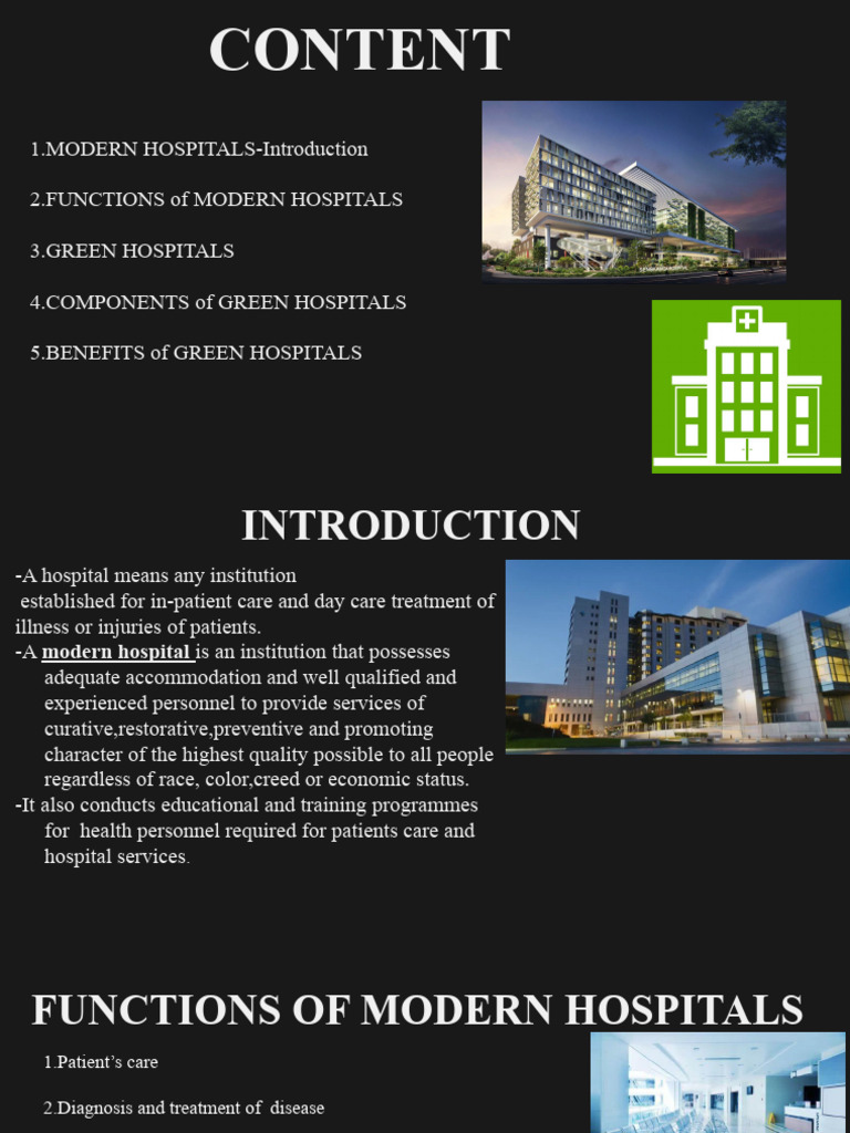 Hospital Management | PDF | Green Building | Hospital