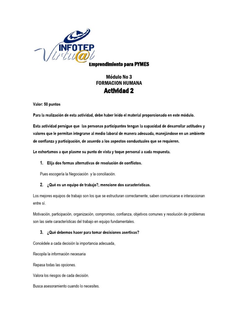 Comparto 'ACTIVDAD 2 MODULO 3' Contigo | PDF | Violencia | Igualdad de género