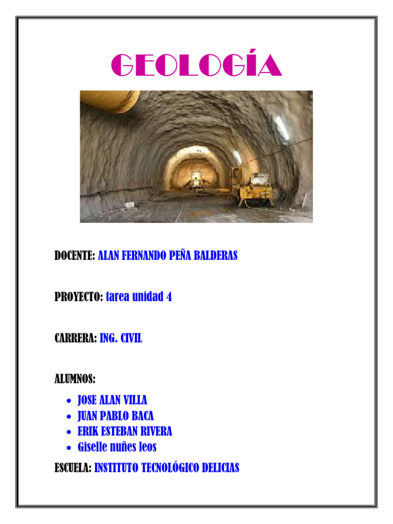 Tarea Geo Unad 4 | PDF | Gestión de riesgos | Desastres naturales