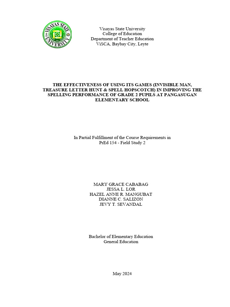 Final Action Research Proposal | PDF | Fluency | No Child Left Behind Act