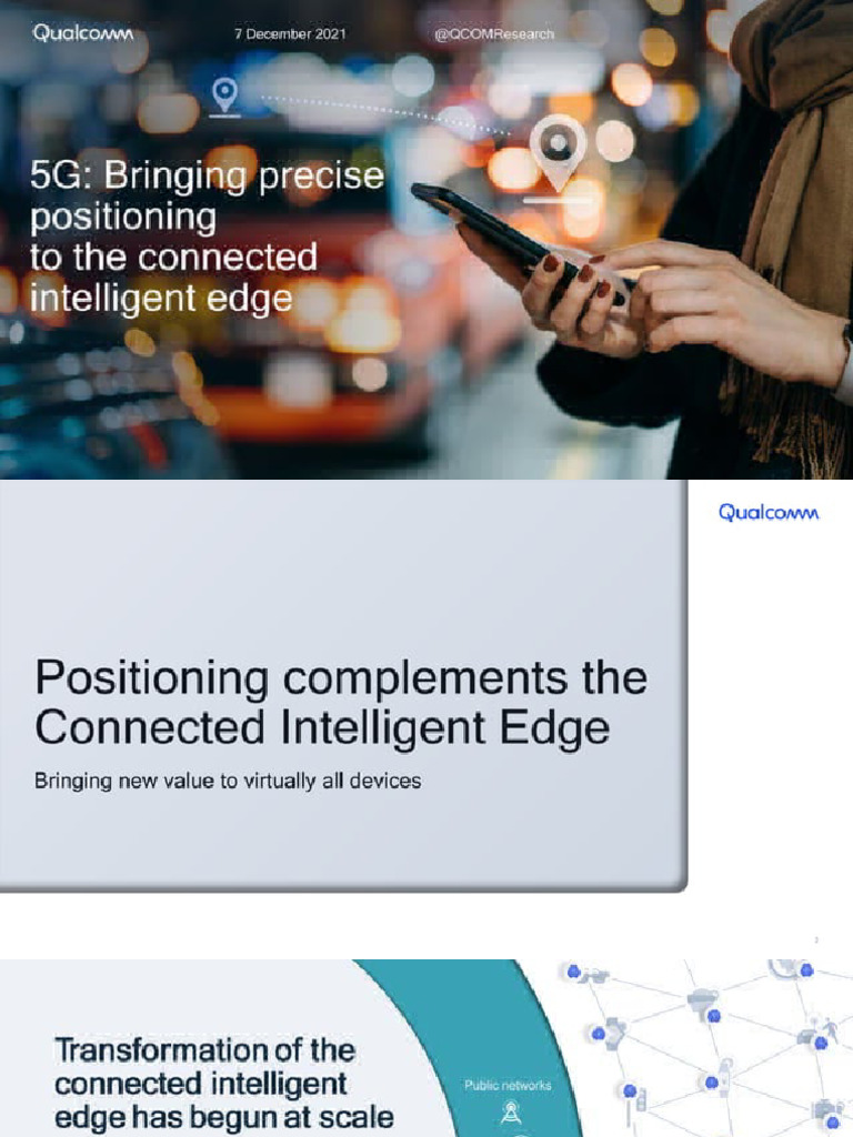 5g Positioning For The Connected Intelligent Edge | PDF