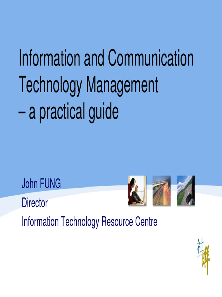 Intro To The DiffFuncAreas (ICT MGT) | PDF | Information Technology ...