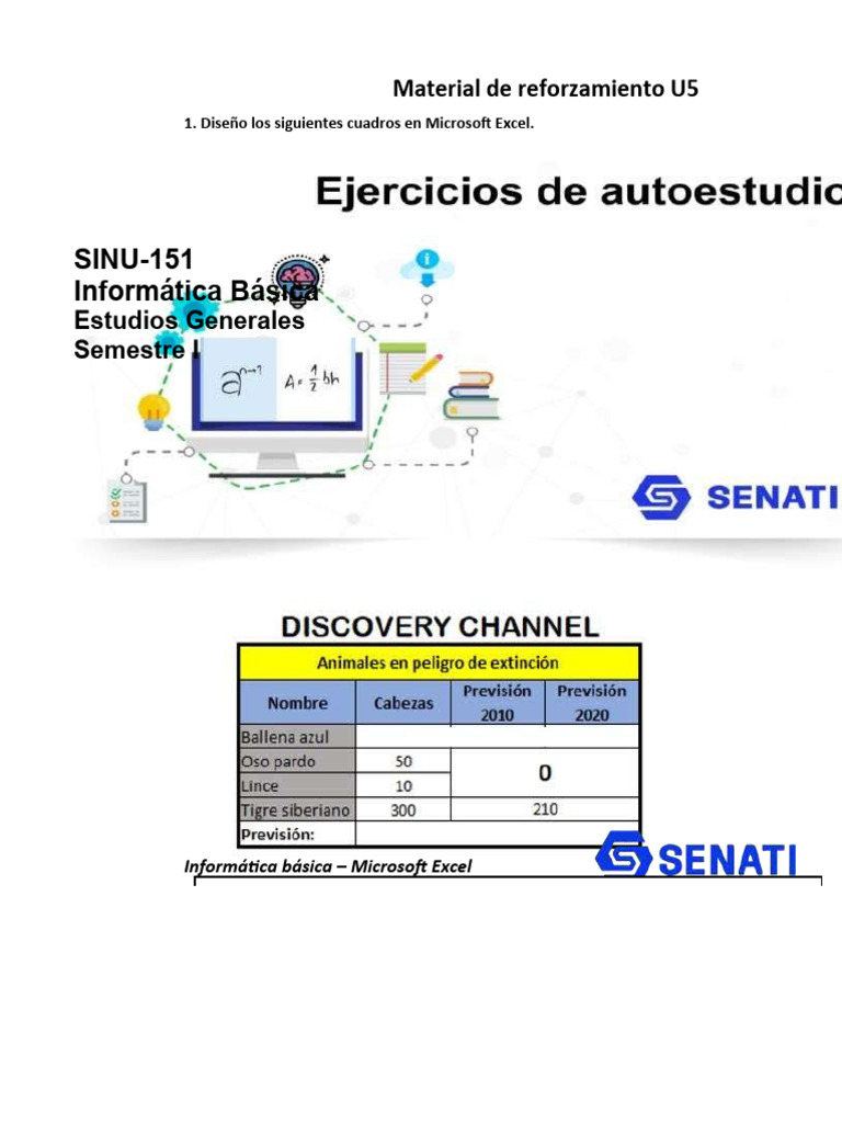 SINU-151 Unidad05 Material Reforzamiento | PDF
