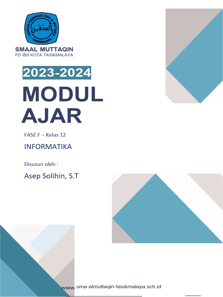 Modul Ajar Sratch Informatika | PDF | Karier & Perkembangan