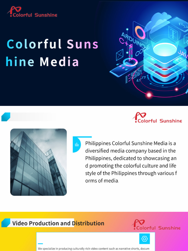 Company Profile_ Philippines Colorful Sunshine Media | PDF