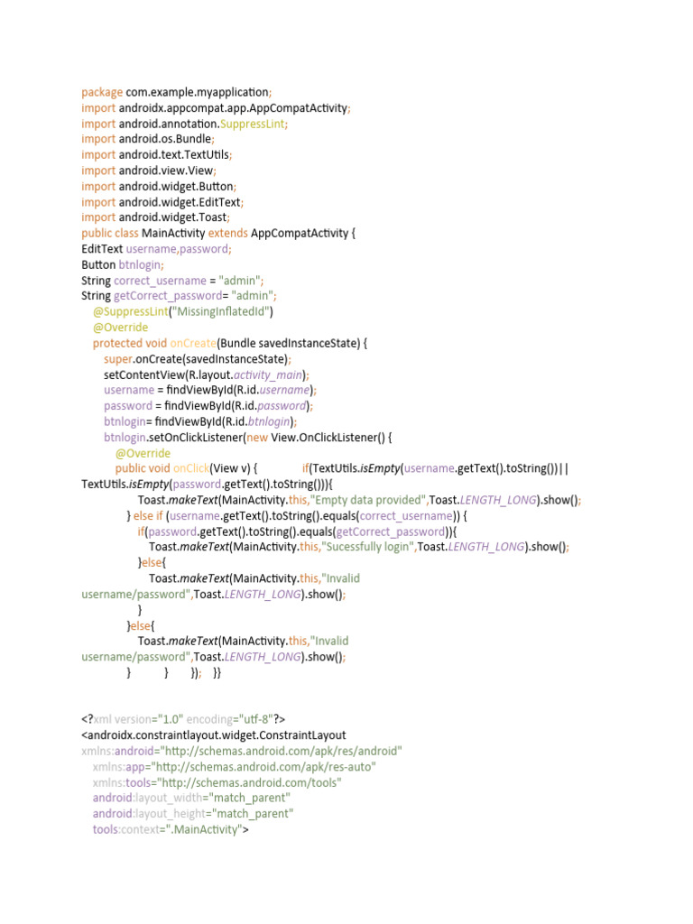 prac10 | Download Free PDF | Android (Operating System) | Mobile Computers