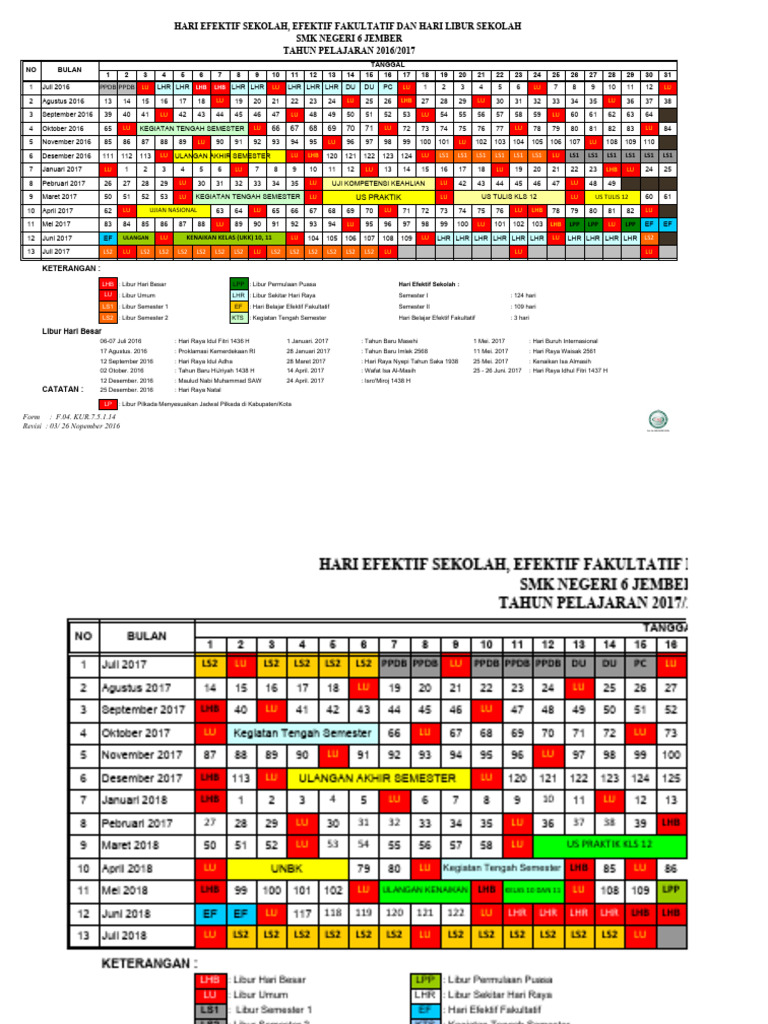 Kalender Pendidikan 2021-2022 | PDF