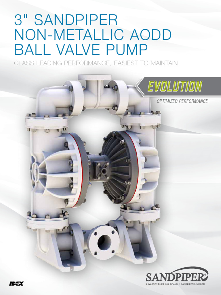 AP342 Chemical Diaphragm Pump Specification Sheet.pdf | PDF | Pump | Valve