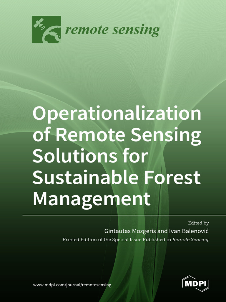 Operationalization of Remote Sensing Solutions For Sustainable Forest Management | PDF | Remote ...