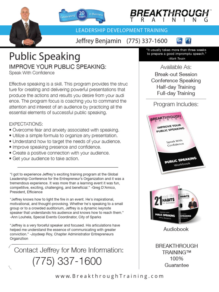Public-Speaking-Training-Breakthrough-Training-Program-Flyer | Download ...