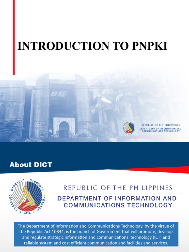 Introduction To PNPKI Orientation 2023 | PDF | Security | Computer Security