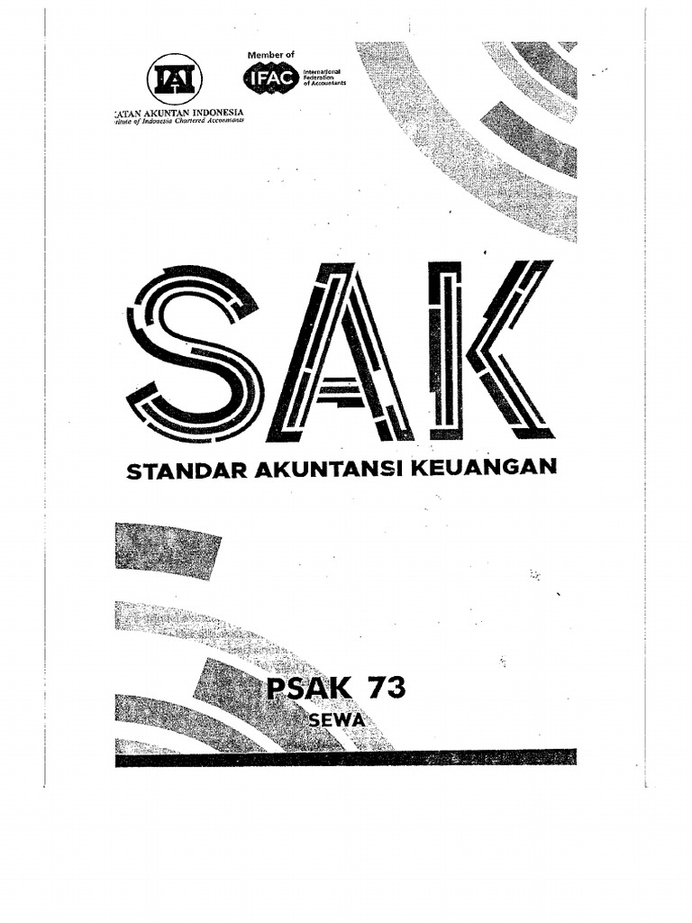 PSAK 73 (2018) - Sewa | PDF