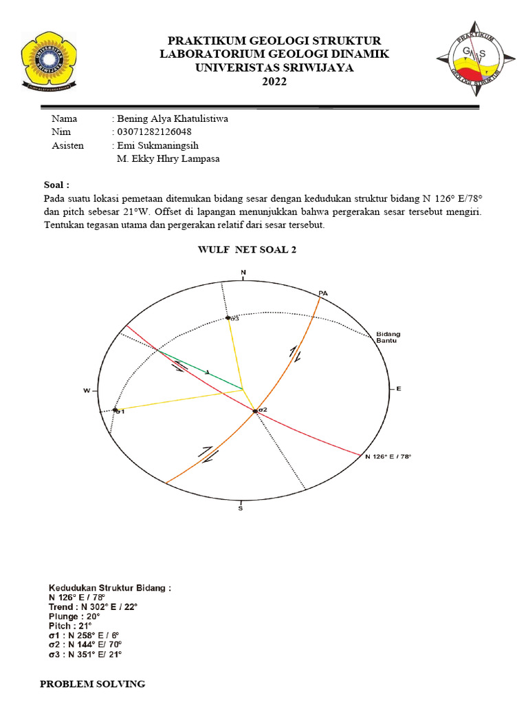 Stereonet Sesar - Bening | PDF
