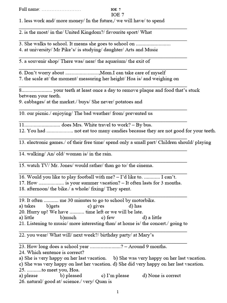 Ioe 7 | PDF | Foreign Language Studies