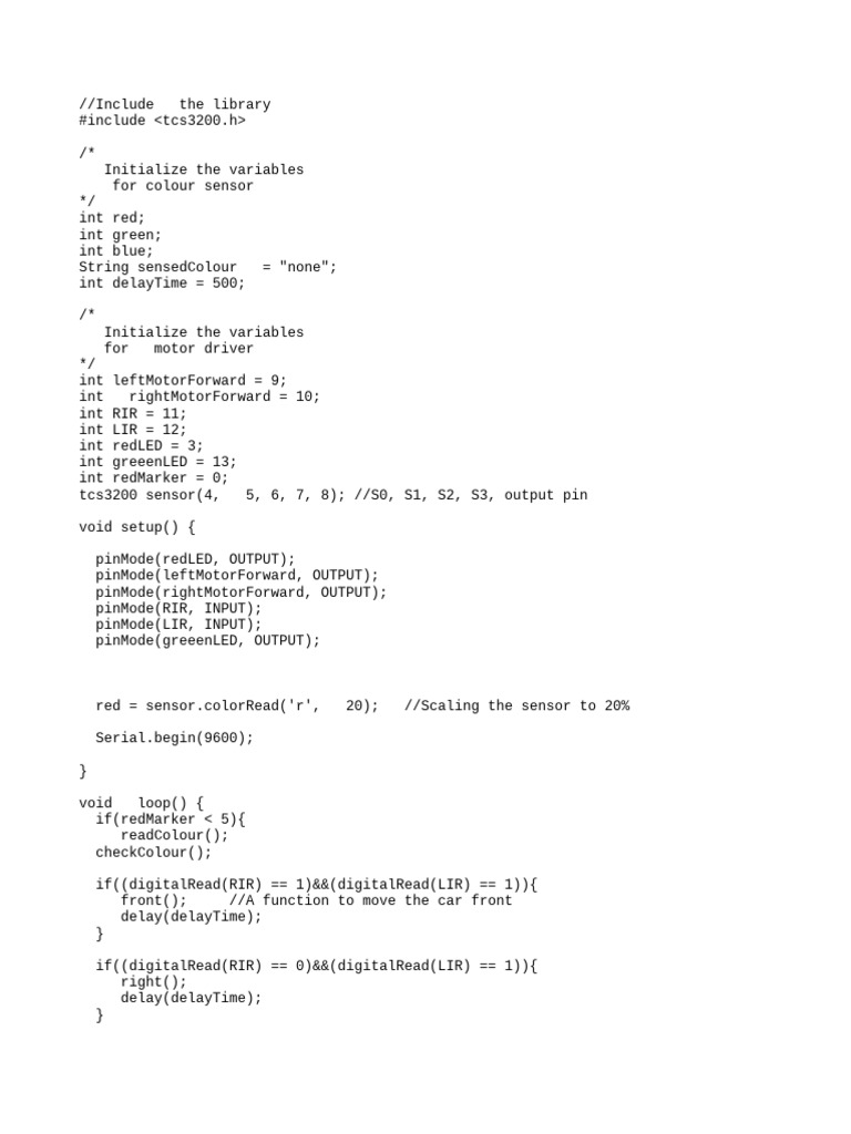 Arduino-Line-Follower | Download Free PDF | Computer Programming | Software Engineering
