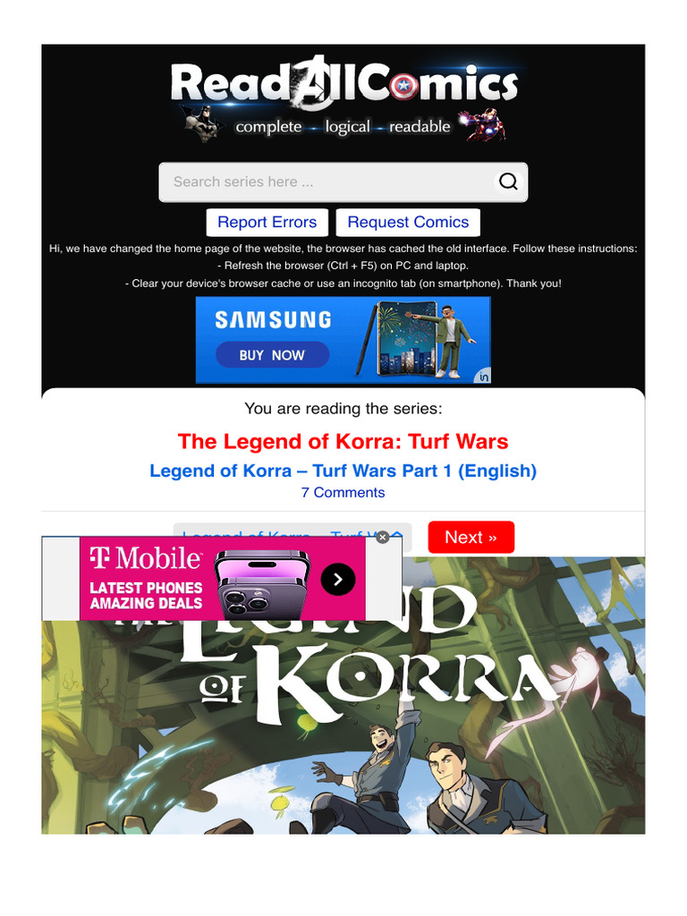 Legend of Korra - Turf Wars Part 1 (English) - Read All Comics Online ...