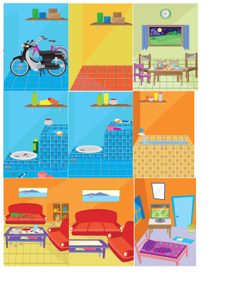 Flashcard English Livingroom | PDF