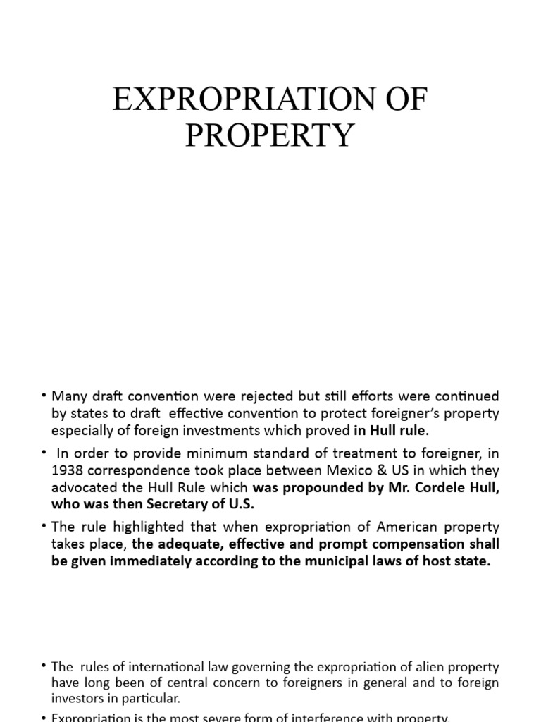 Expropriation | PDF | Multilateral Investment Guarantee Agency ...