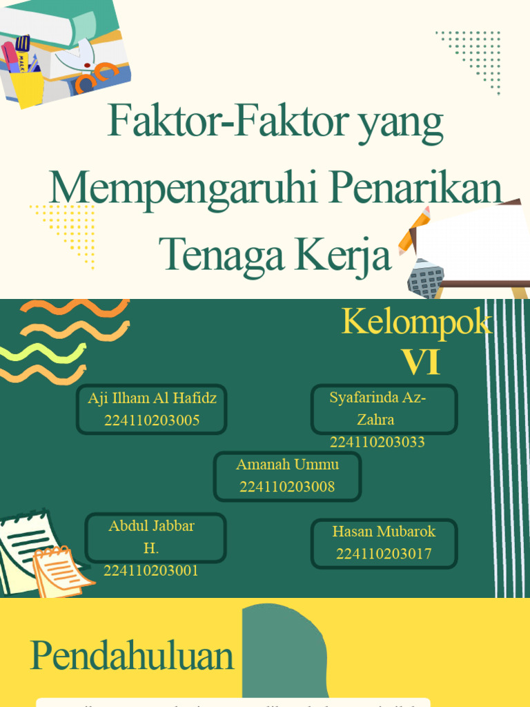 Kel 6 MSDM (Faktor-Faktor Yang Mempengaruhi Penarikan Tenaga Kerja) | PDF | Karier & Perkembangan