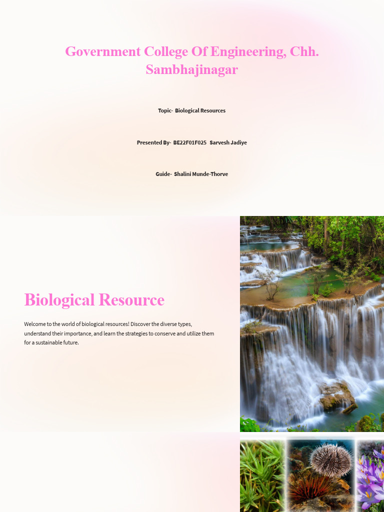Sarvesh | Download Free PDF | Conservation Biology | Ecosystem